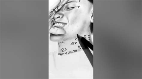 Dibujo De Blessd💙 Shorts Blessd Dibujo Youtube