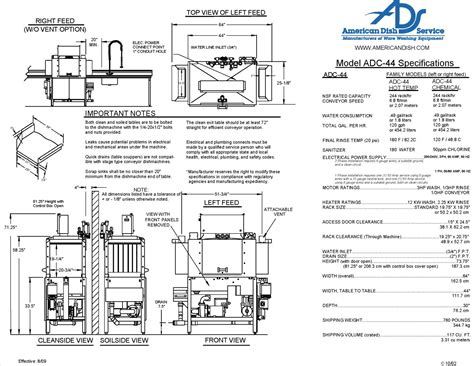 Energy Saving Conveyor Dish Machine American Dish Service