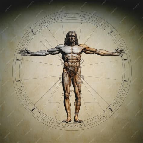Premium Ai Image Unveiling Perfection Timeless Allure Of Vitruvian