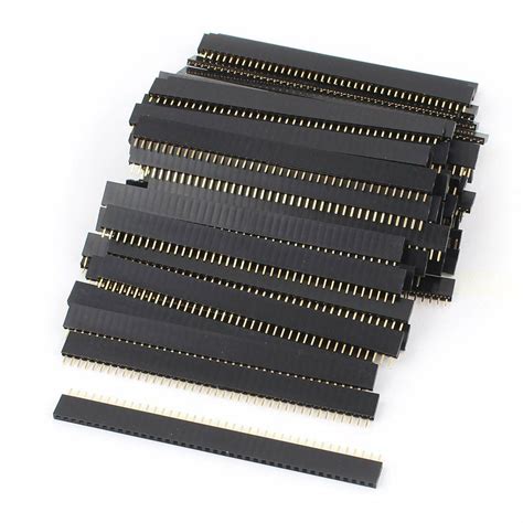 40 Socket Female Header 01 254mm Breadboardpcb Strip Connectors