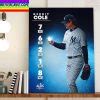 Gerrit Cole Of New York Yankees In Alds 2022 Mlb Postseason Home Decor Poster Canvas Rever Lavie