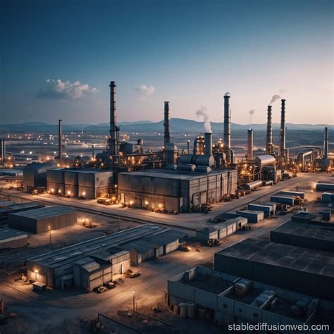 Industrial Zone Modeling Prompts Stable Diffusion Online