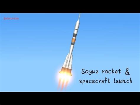Launching Soyuz spacecraft & rocket in Spaceflight Simulator | SFS 1.5.10.2 | - YouTube