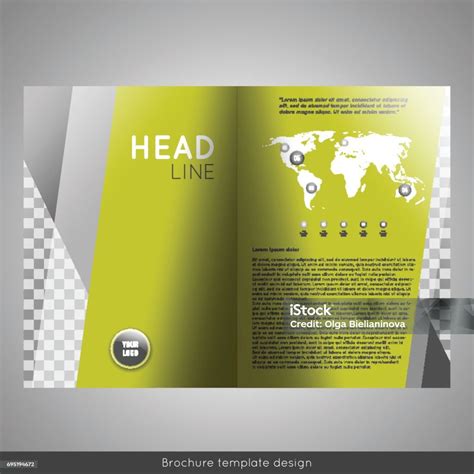 기업 Bi 배 브로슈어 서식 파일 디자인입니다 연례 보고서 프레 젠 테이 션 책 표지 또는 플라이어 0명에 대한 스톡 벡터 아트 및 기타 이미지 Istock