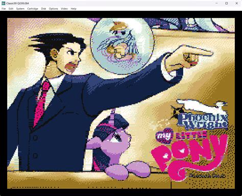 Phoenix Wright Vs Mlp Ti 994a Computers Atariage Forums