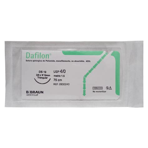 Braun Dafilon 4 0 75cm Ds 19 Aguja 3 8c Farmacias Medicity