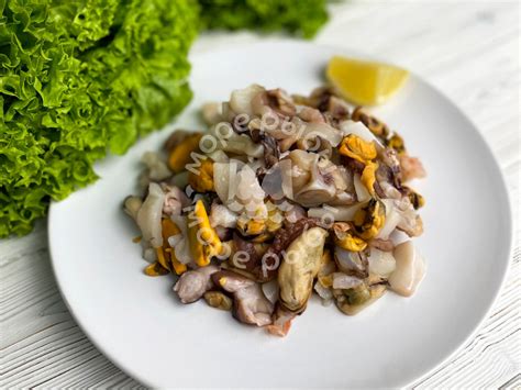 Морской коктейль свежемороженый / Морепродукты и ракообразные ...