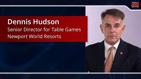 Knut Becker On Linkedin Dennis Hudson Senior Director For Table Games At Newport World Resorts …
