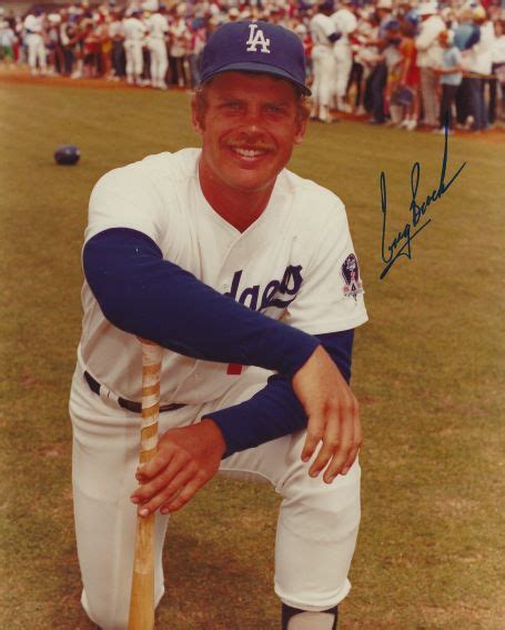 Autographed Greg Brock 8x10 Los Angeles Dodgers Photo Main Line