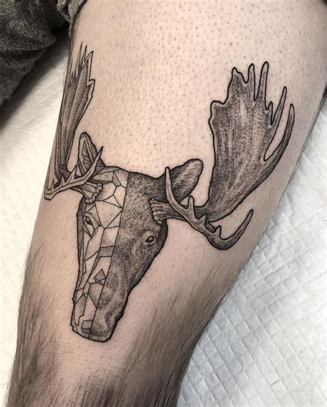 Moose Tattoo Modern Moose Tattoo Simple Moose Tattoo Moose Tattoo