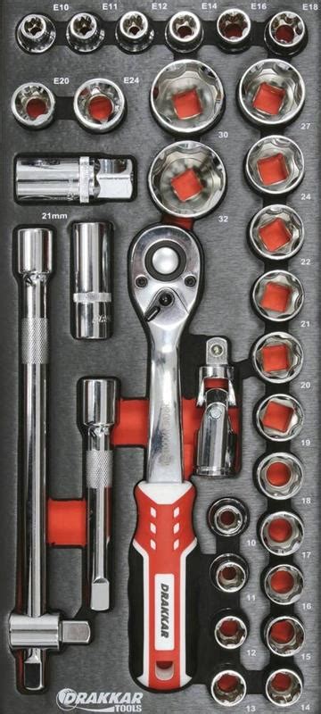Module Mousse Métal Douillescliquet 12 55pcs Drakkar Tools 84254