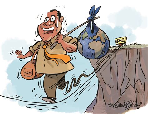 Cartoon Global Migration