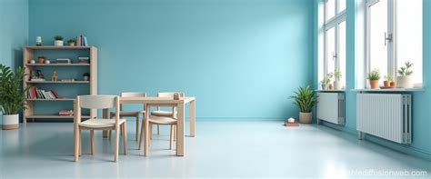 Modern School Interior Design Stable Diffusion Online