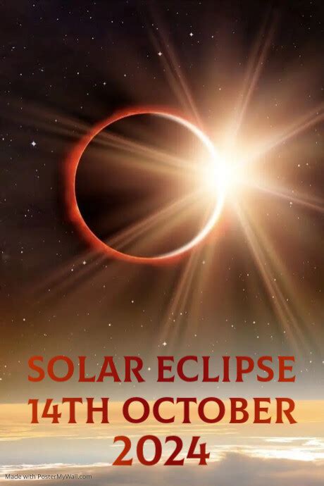 Solar Eclipse Poster Template Postermywall