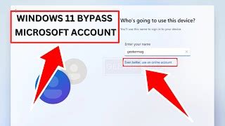 Windows Skip Bypass Microsoft Account In Setup Nov Geeker Mag Mp Music Mp Video