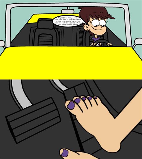 Luna Loud Drives Barefoot By Stevenuniverserules On Deviantart