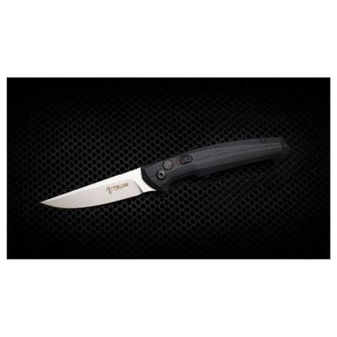 Telum Tactical Glaive Folding Knife Drop Point Black Palmetto State Armory