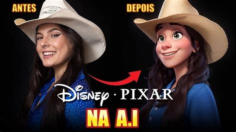 Trend Disney Pixar Personagem Com Ia Como Fazer💘 Descubra A Emoção De
