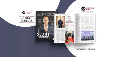 Sumit Srivastava Passion Vista Magazine