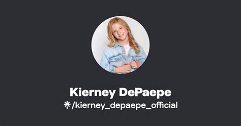 Kierney Depaepe Instagram Facebook Tiktok Linktree