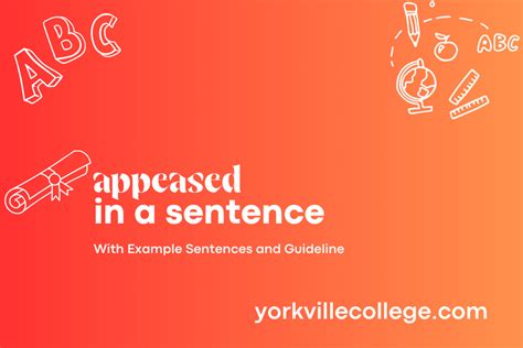 How To Use Appeased In A Sentence Easy Examples
