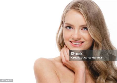 Wajah Wanita Cantik Potret Gadis Model Spa Cantik Dengan Kulit Segar