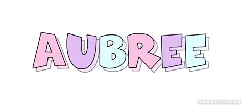 Aubree Logo Free Name Design Tool From Flaming Text