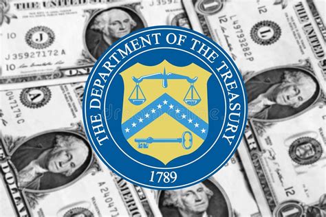 Us Department Of The Treasury Logo Editorial Image Image Of Executive