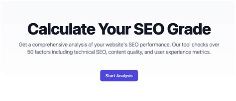 Calculate Your Seo Grade 100 Free No Login Required