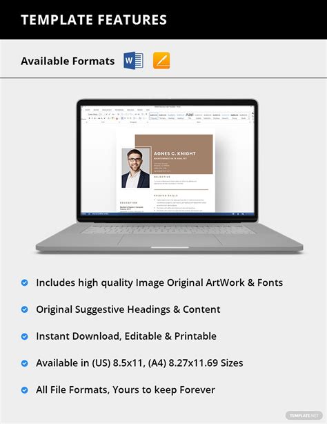 Production Data Analyst Resume Template Psd