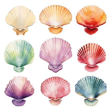 Scallop Shell Clip Art
