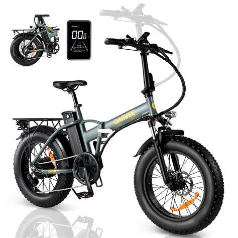 Foldable Ebike For Adults 20 Fat Tire Electric Bike With 500w