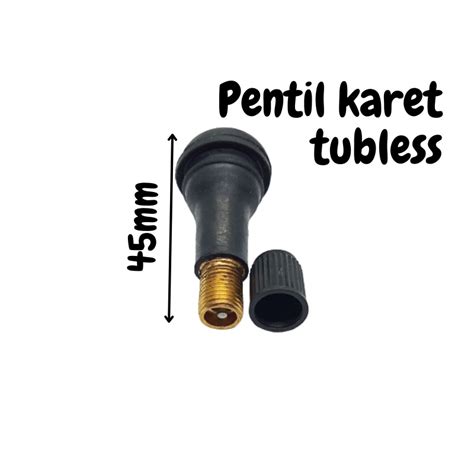 Jual Pentil Ban Karet Tubeless Tipe Tr413 Panjang Standart Shopee