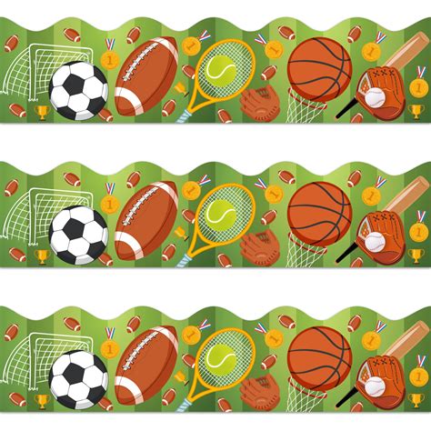 Sports Theme Bulletin Board Borders