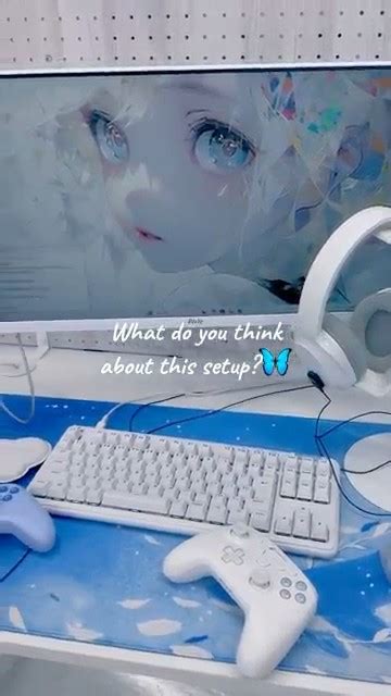 Kawaii Pc Setup🦋 Shorts Gamingsetup Youtube