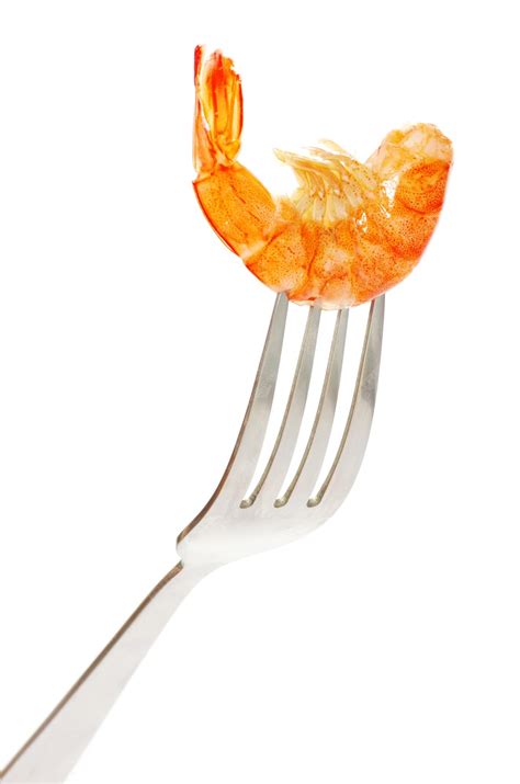 Premium Photo Shrimp On Fork