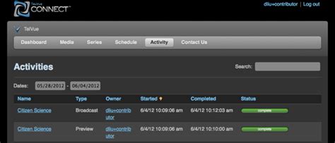 Telvue Connect Contributors Guide Peg Version Telvue