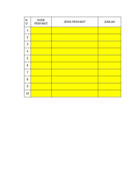 Data Jumlah Penyakit Pdf