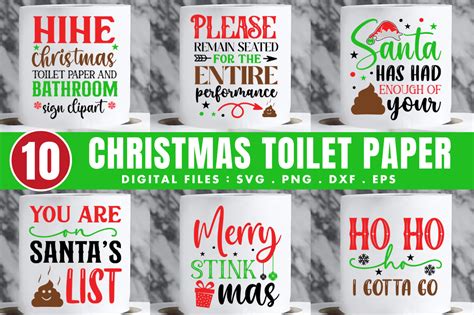 Christmas Tp Svg Bundletoilet Paper Graphic By Craftsvg · Creative Fabrica