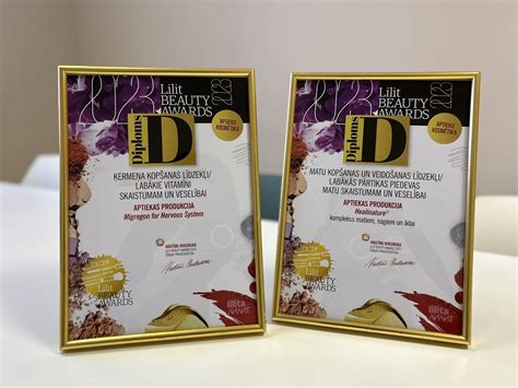 Lilit Beauty Awards 2023 Latvia Aptiekas Produkcija