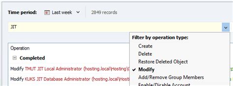 Custom Report Based On Logging Data Filter Criteria Adaxes Qanda