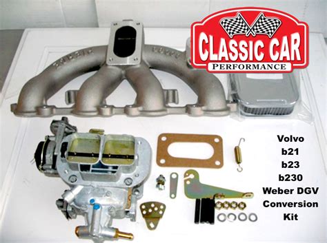 Volvo B21 B23 B230 3236 Dgv Weber Carb Conversion Kit Manual Chok