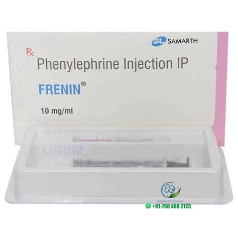 Phenpres 10mg Injection Packaging Type Vial Dose Phenylephrine