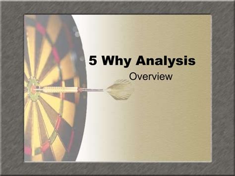 5 Why Analysis Training Presentaion Pptx