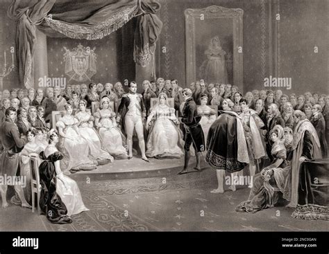 Napoleon And His Court Napoleon Bonaparte 1769 1821 Emperor Of The