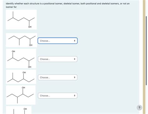 Solved Identify Whether Each Structure Is A Positional