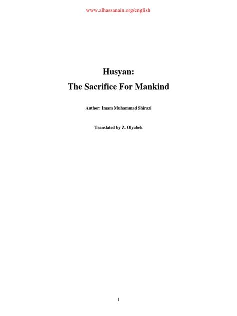 Imam Husayns Legacy And Ashura Pdf Husayn Ibn Ali Ali