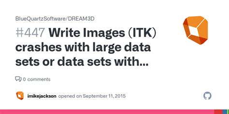 Write Images Itk Crashes With Large Data Sets Or Data Sets With Only