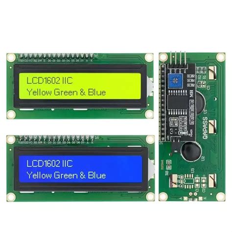 Lcd1602 1602 Lcd Module Blue Yellow Green Screen 16x2 Character Lcd