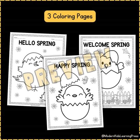 Hatching Into Spring Writing Craft And Decor For Bulletin Board Tpt